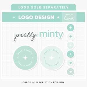 Etsy Shop Banner Templates, Mint Green Minimalist Etsy Branding Kit ...