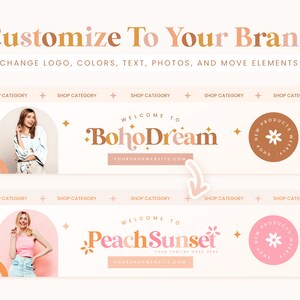 Etsy Shop Bundle - Banner Templates, Listing Photos, and Receipt Banner ...