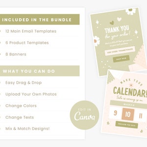 Newsletter Design Editable in Canva, Cottagecore Aesthetic Customizable ...