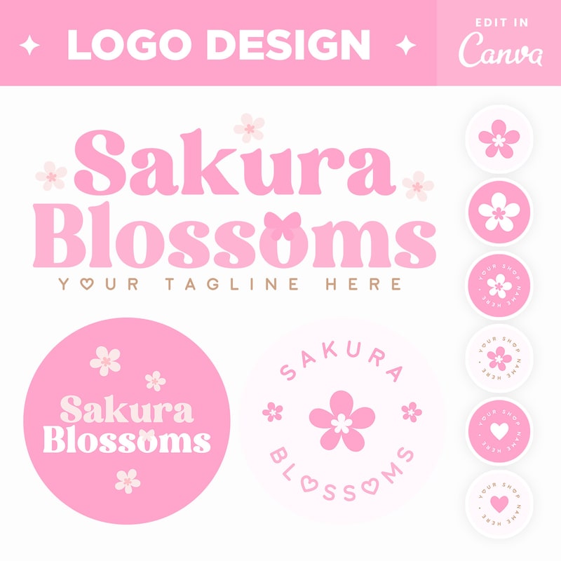 Sakura Logo - Etsy