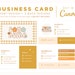 Business Card Template Editable in Canva, Boho Retro Groovy ...