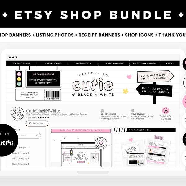 Cute Etsy Banner - Etsy
