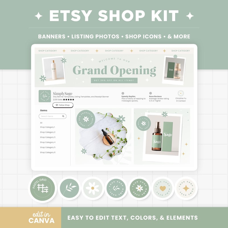 Etsy Order Receipt Banner - Etsy