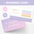 Business Card Template Editable in Canva, Boho Retro Groovy ...
