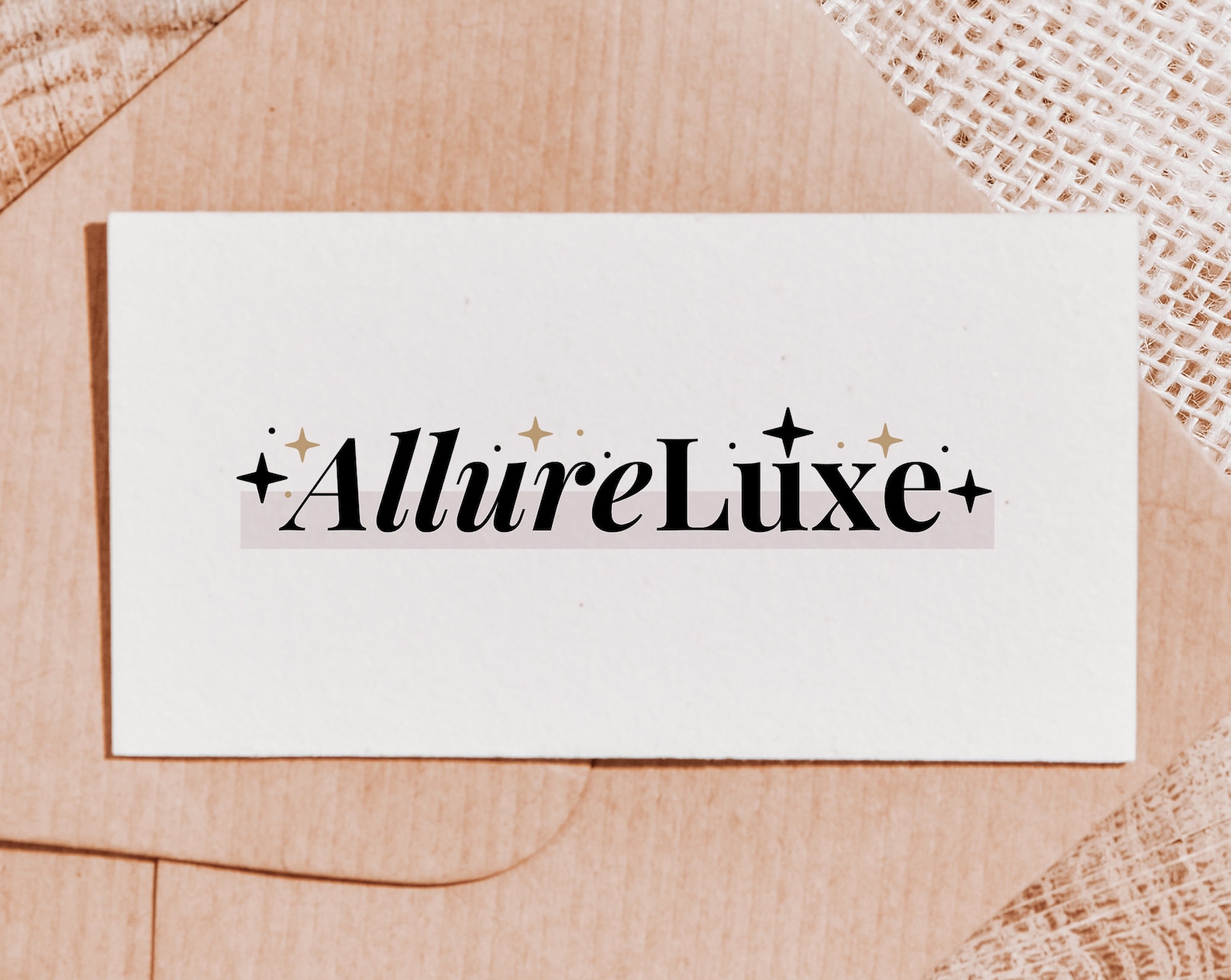 Editable Logo in Black Blush Pink Elegant Sparkling Logo Design ...
