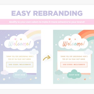 Email Templates Newsletter Design Editable in Canva, Email Banners and ...