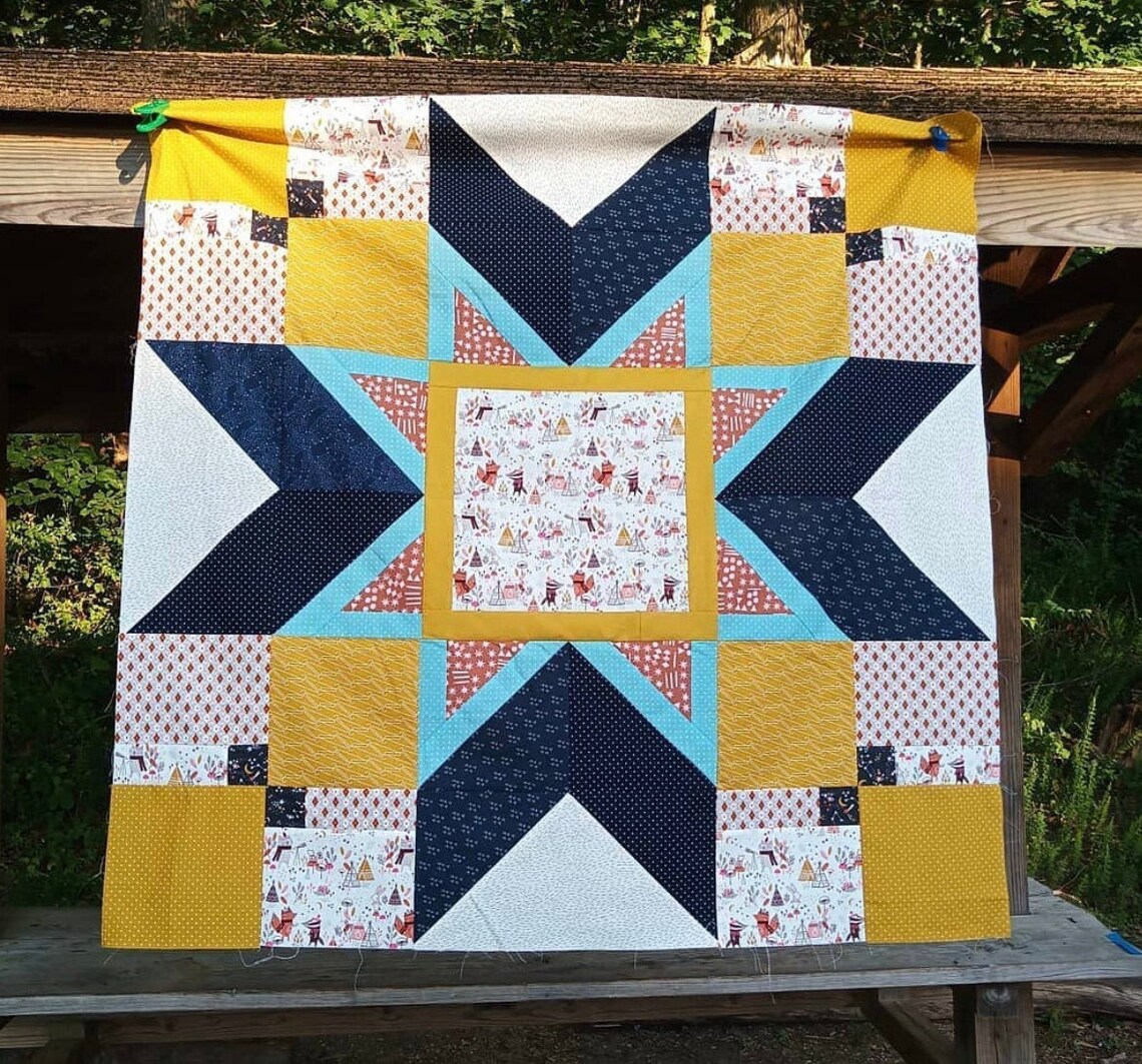 Stella Star Quilt PDF - Etsy