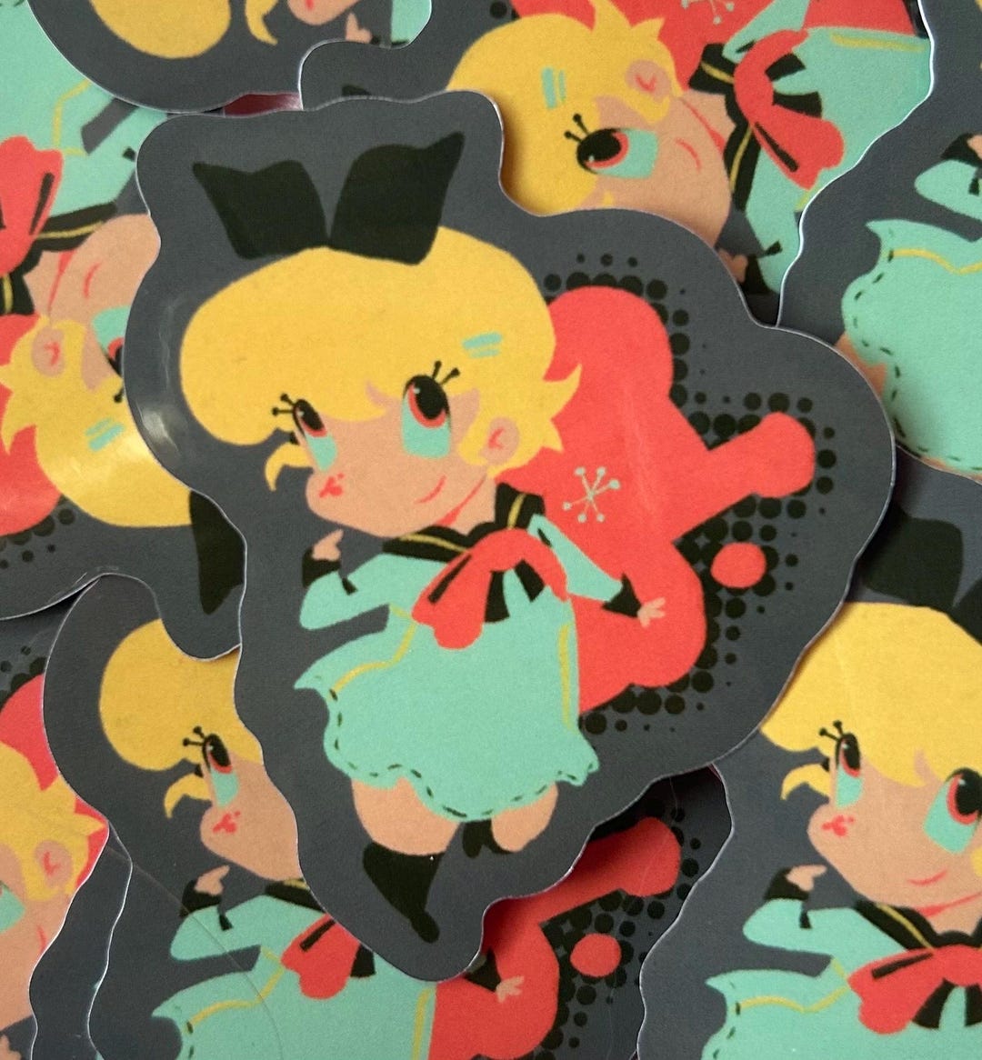 Kagamine Rin Fear Garden 2.5 in Sticker - Etsy