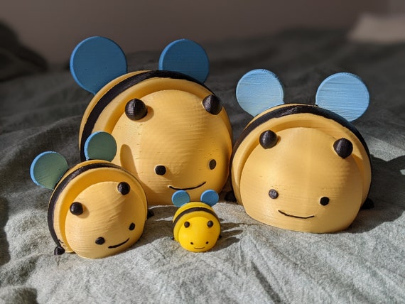 Flexi Bee Fidget Toy 3d Printed Sensory Toy - Etsy Canada