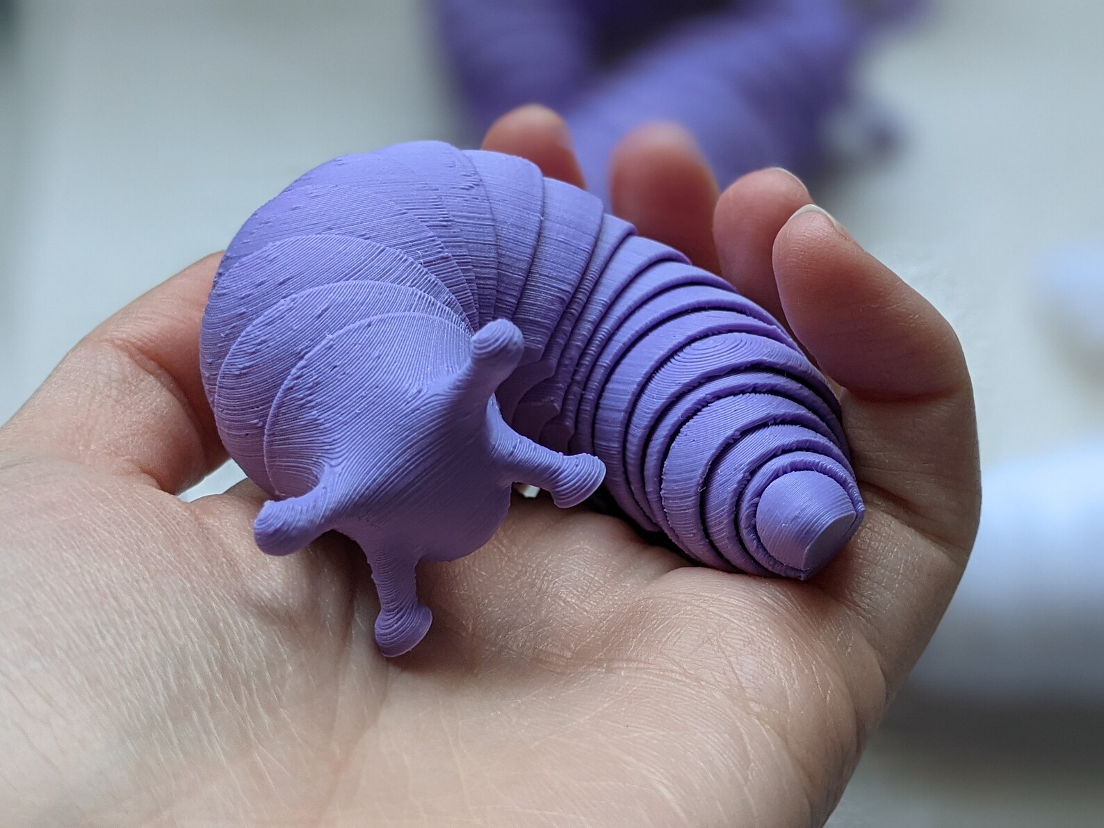 Baby Slug 3D Printed Fidget Toy Sensory Slug - Etsy