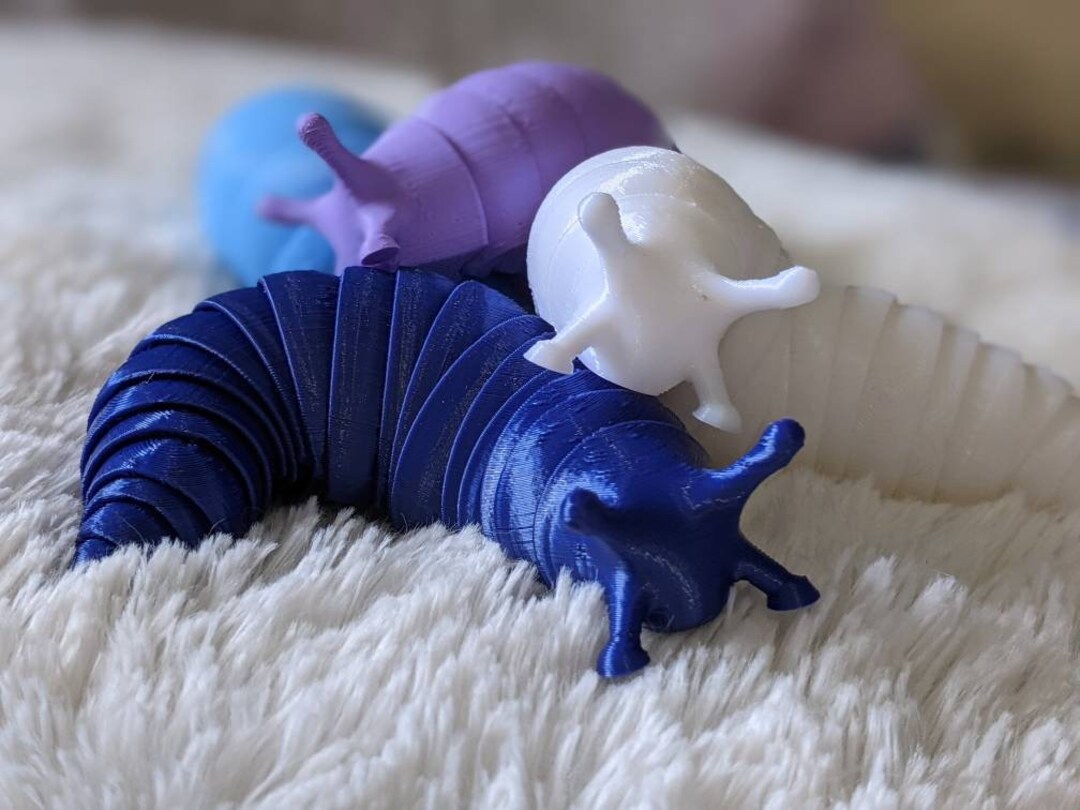 Baby Slug 3D Printed Fidget Toy Sensory Slug - Etsy