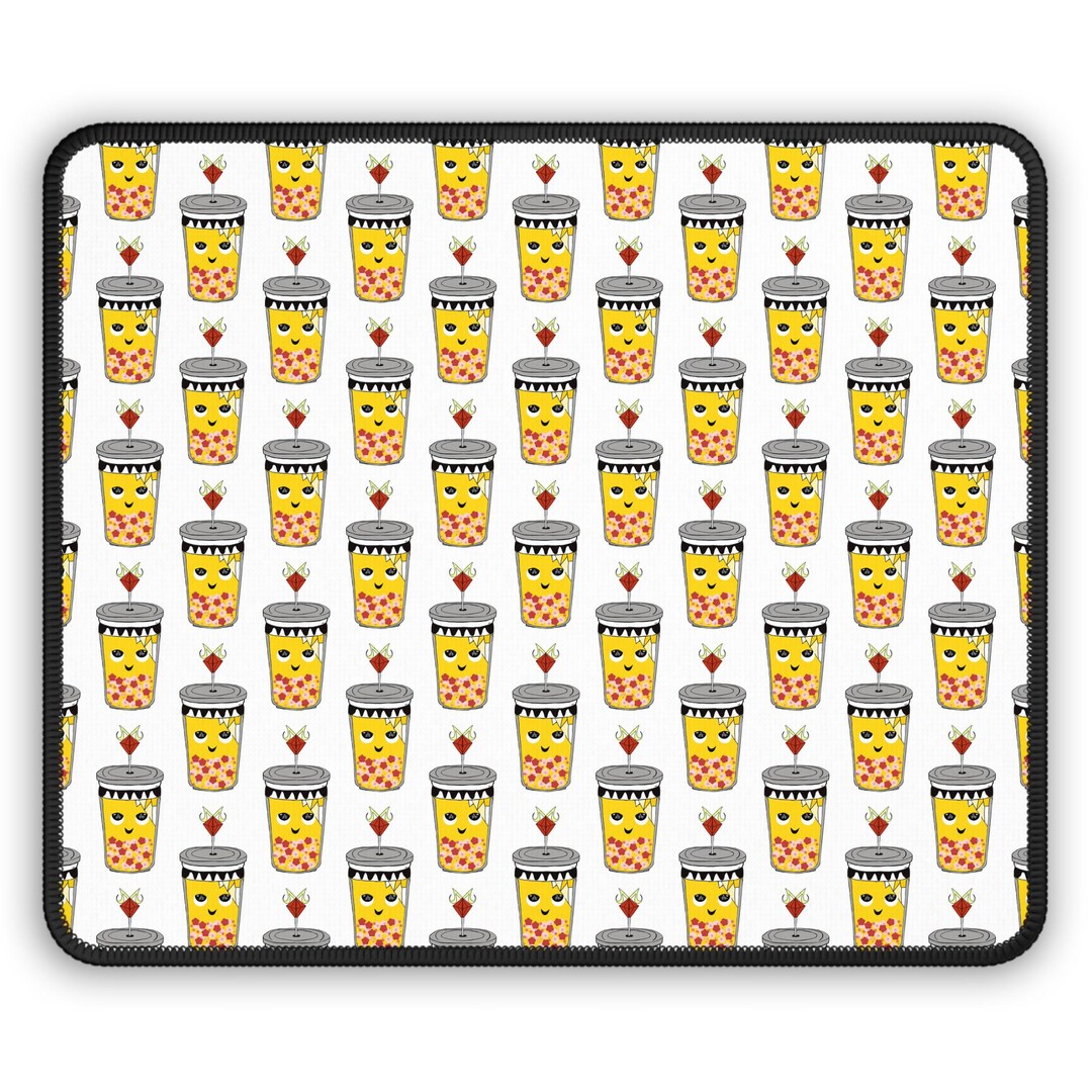 Cute Boba Tea Gaming Mouse Pad, Gamer Gift, Desk Accessories, Office ...