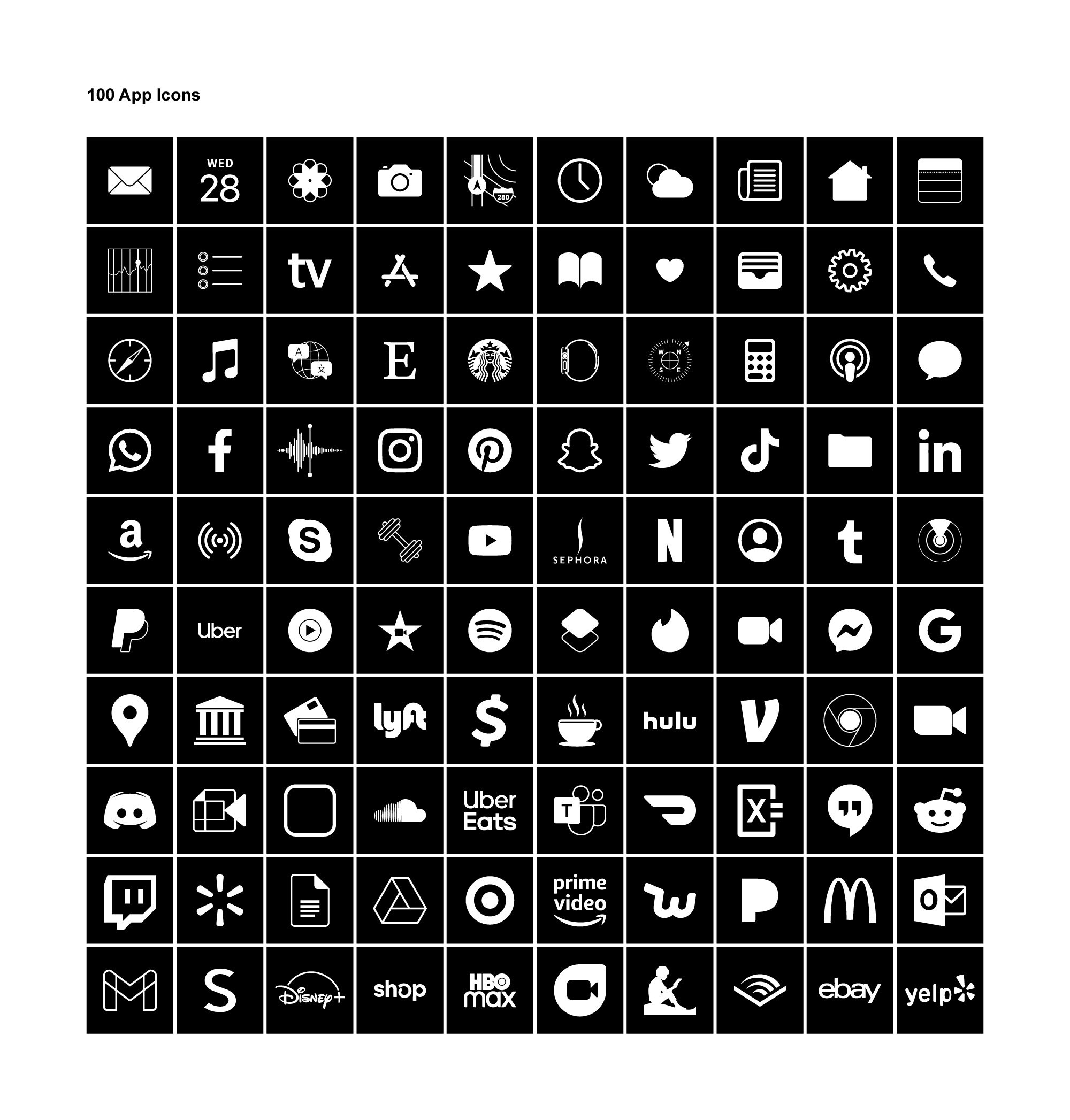 Set Icon Aesthetic Milolawyer