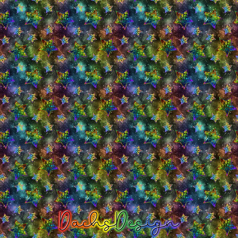 Leopard Print Stars Seamless Pattern Fabric Design Leopard - Etsy