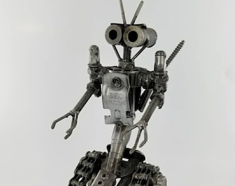 JOHNNY 5 Short Circuit Movie Inspired Handmade Recycled Metal - Etsy