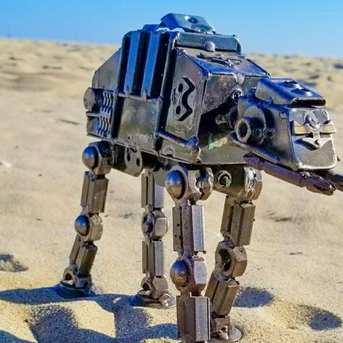 Scrap Metal Elephant Sculpture - Etsy