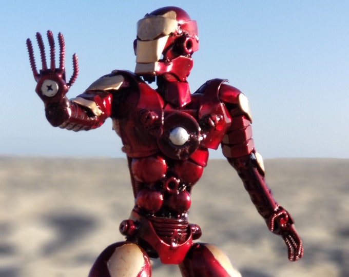 Ironman Movie Inspired,handmade Recycled Metal Art Statue Fully Custom ...