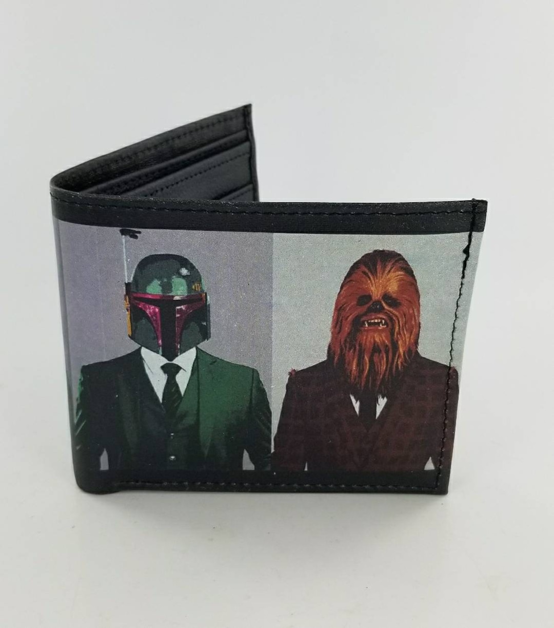 Space Warriors in Suits Leather Bifold Wallet,genuine Leather ...