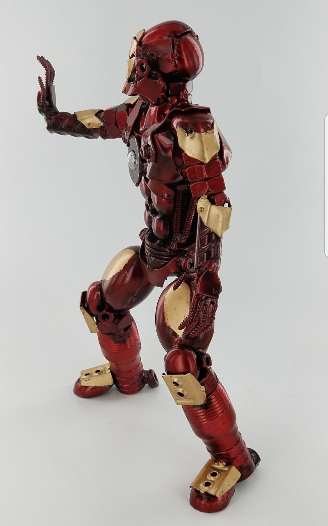 Ironman Movie Inspired,handmade Recycled Metal Art Statue Fully Custom ...