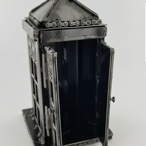 Tardis From Doctor Who Inspired Handmade Recycled Metal Statue,steel ...