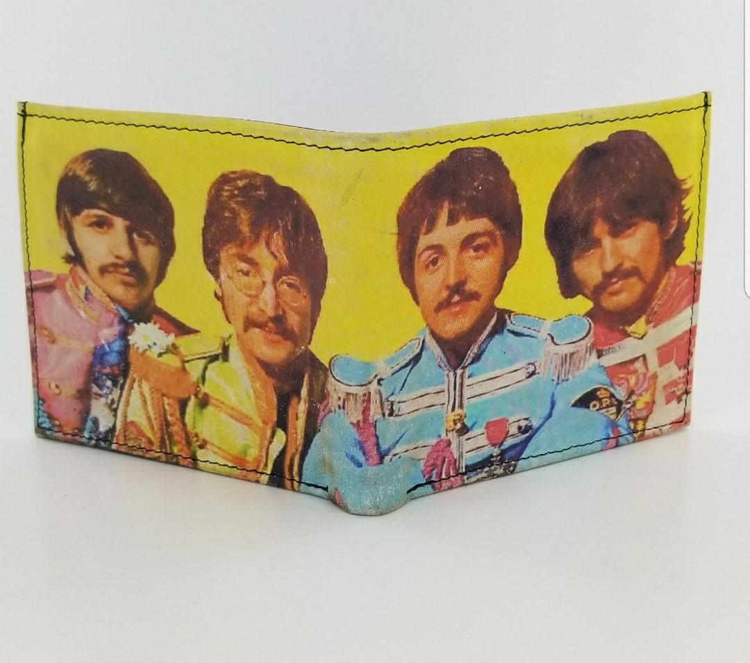 Genuine Handcrafted BEATLES Inspired Leather Bifold Wallet.leather ...