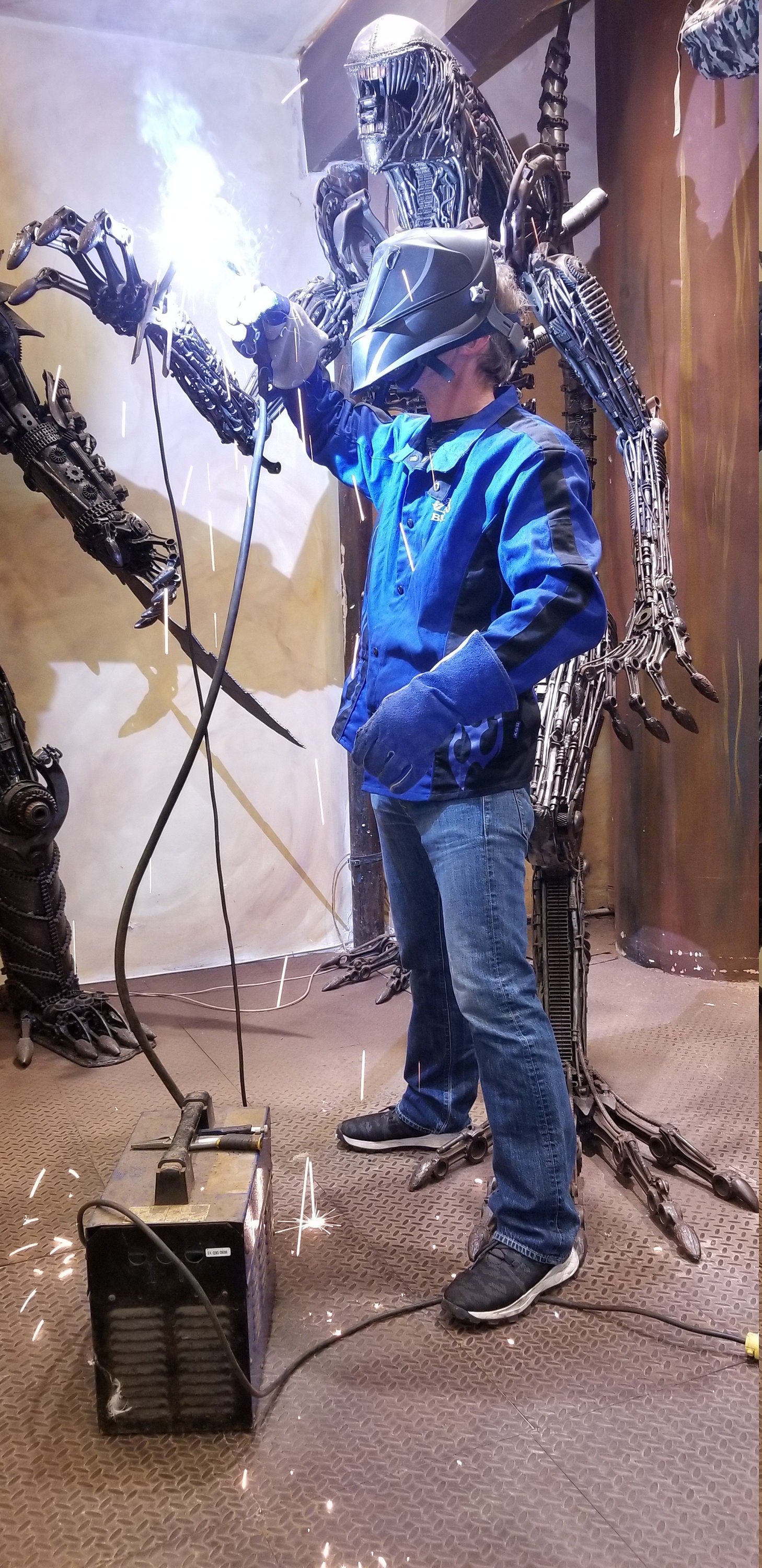 Handmade R2D2 Recycled Functional Metal Art Statue With a Flip | Etsy