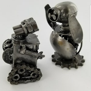 Wall-e Recycled Scrap Metal Statue,handmade Steel,cartoon Inspired.made ...