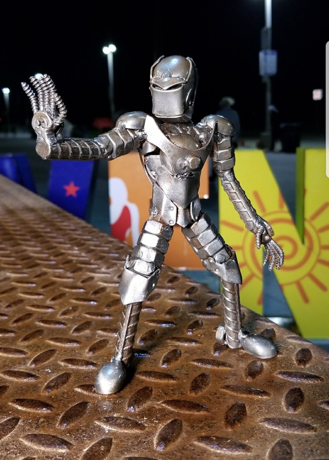 Ironman Superhero Recycled Metal Art Statue Movie - Etsy