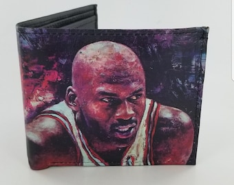 Basketball Legends Inspired Bifold Leather Wallet,christmas Gifts.fully ...