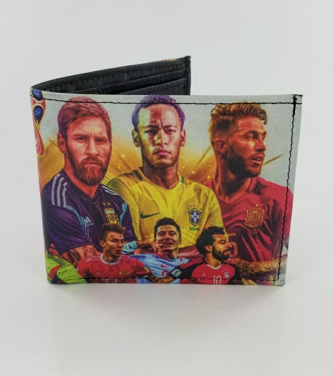Soccer Superstars Bifold Leather Wallet,genuine Handcrafted Wallet ...