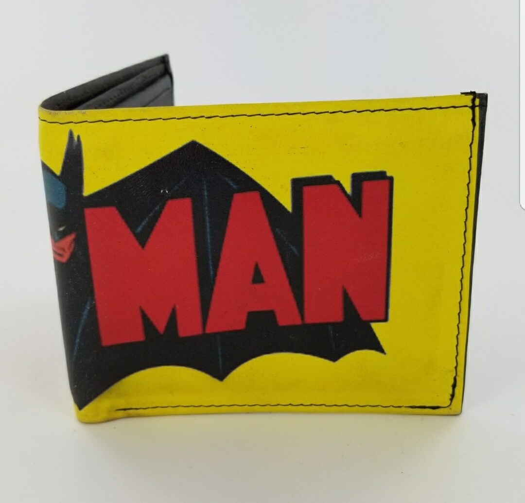 Handmade Batman Leather Wallet,dc Superheroes Movie Inspired ...