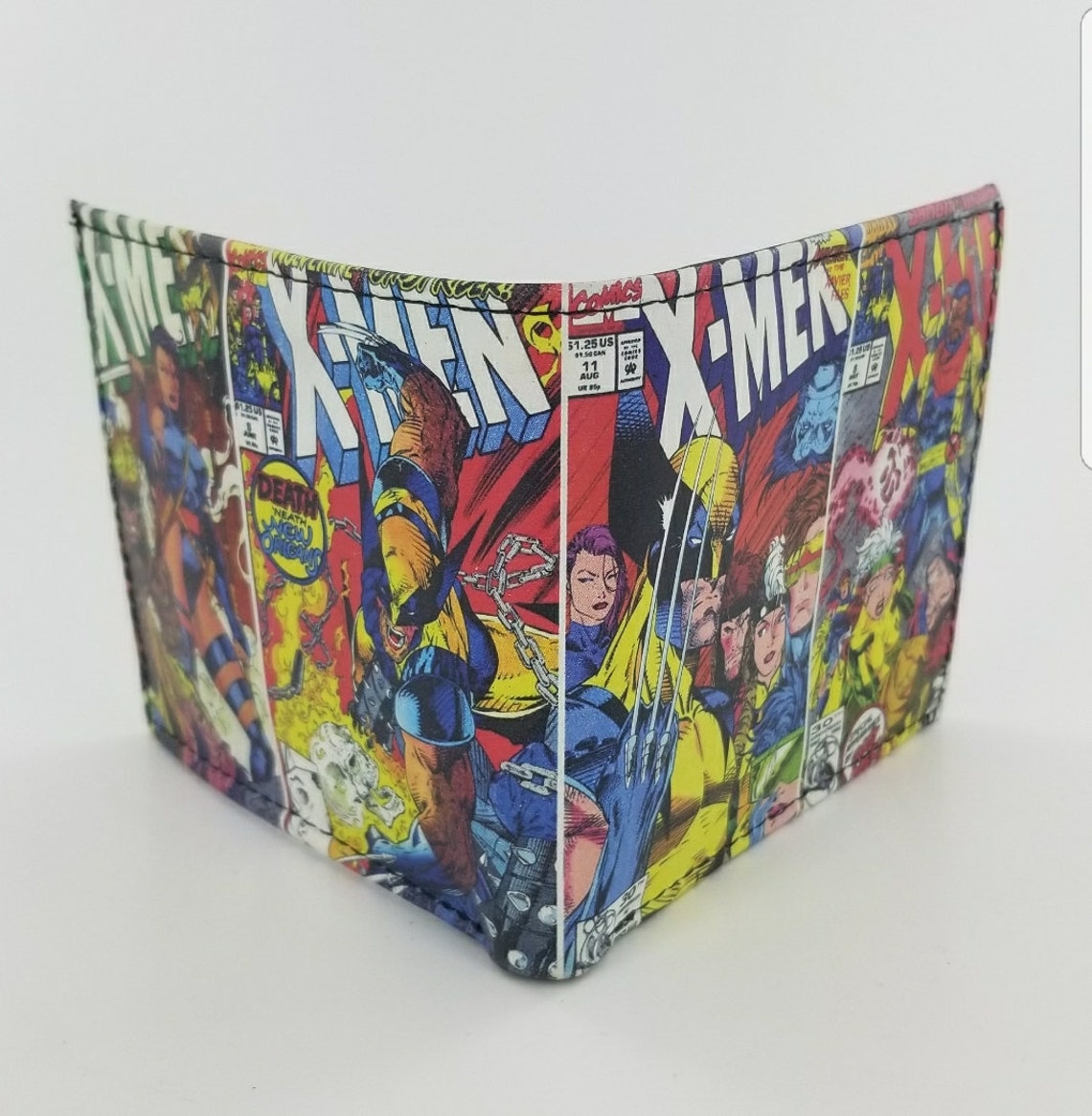 Superhero Leather Bifold Wallet,comic Book Characters,christmas Gifts ...