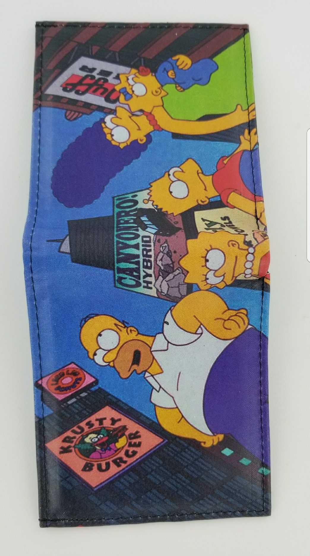 Handcrafted SIMPSONS Leather Cartoon Inspired Wallet.City | Etsy
