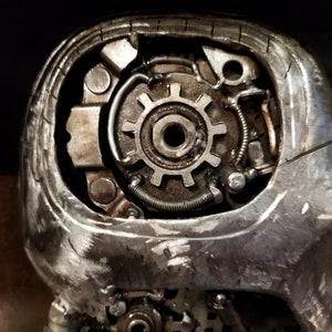 Handmade TERMINATOR HEAD Handmade Recycled Metal Statue,scrap Steel ...
