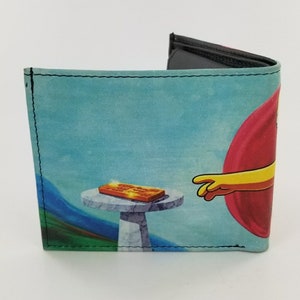 Cartoon Characters Inspired Leather Bifold Wallet,golden Remote Control ...