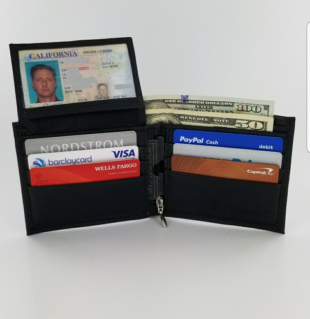 Handcrafted Cartoon Character Leather Bifold Wallet,gifts,christmas ...