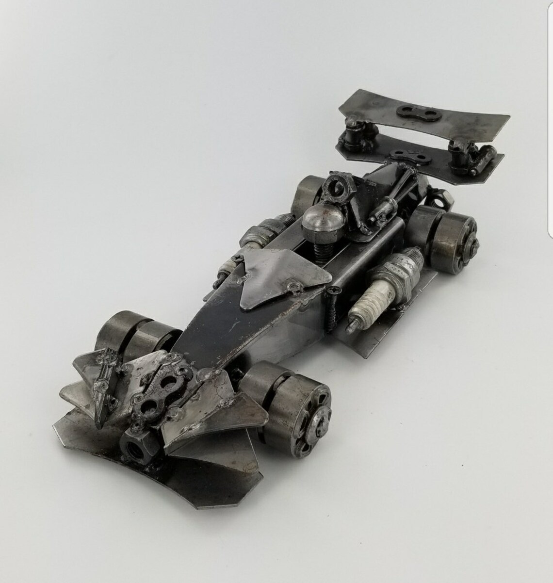 F1 RACING CAR Recycled Metal Statuerecycled Scrap Steel | Etsy