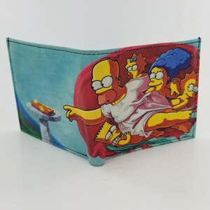 Cartoon Characters Inspired Leather Bifold Wallet,golden Remote Control ...