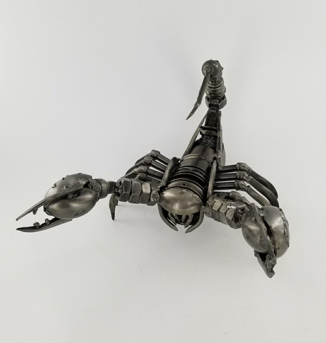 Recycled Metal Scorpion Art Statue,handwelded Steel Scrap Sculpture ...
