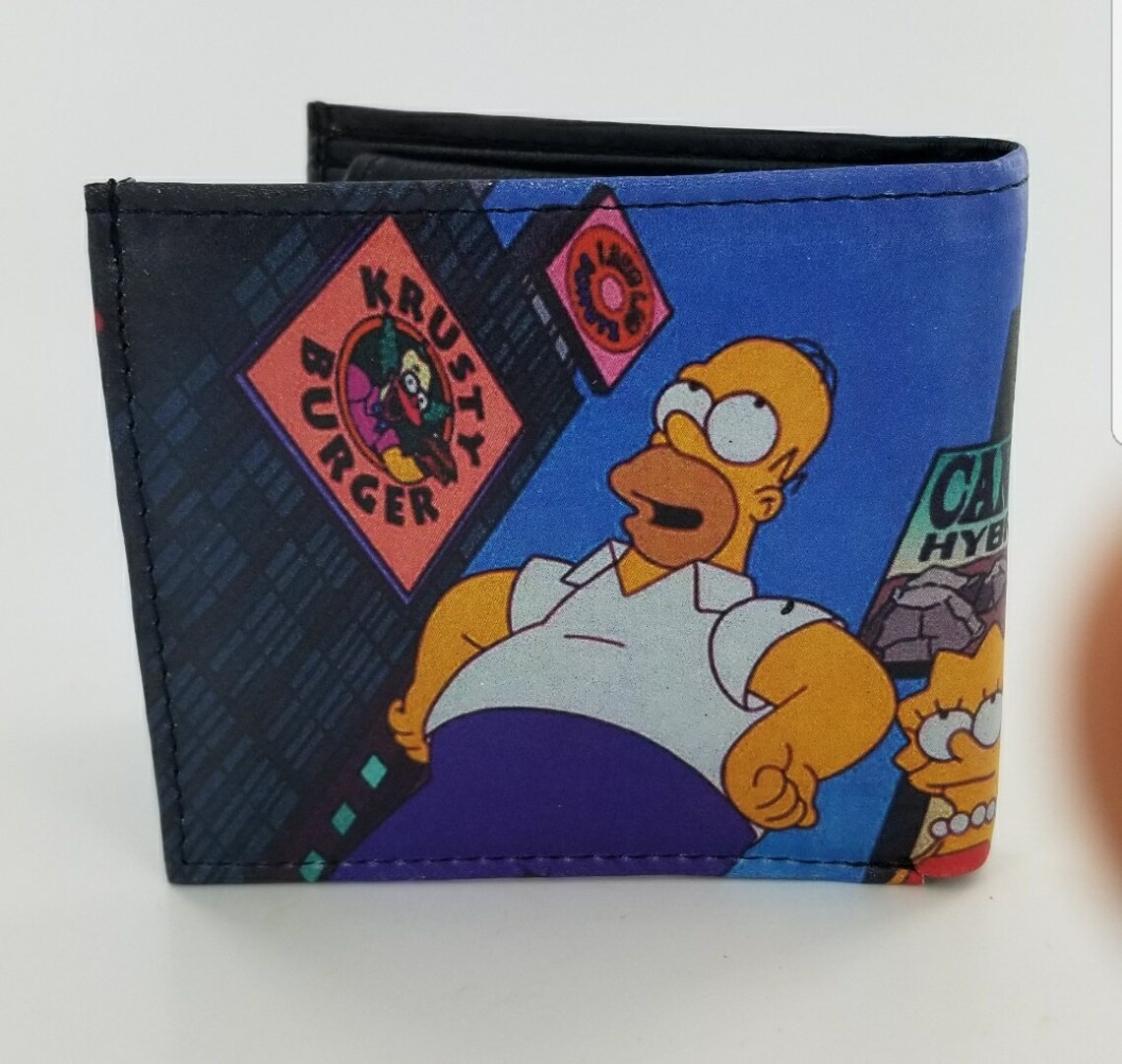 Handcrafted SIMPSONS Leather Cartoon Inspired Wallet.city | Etsy