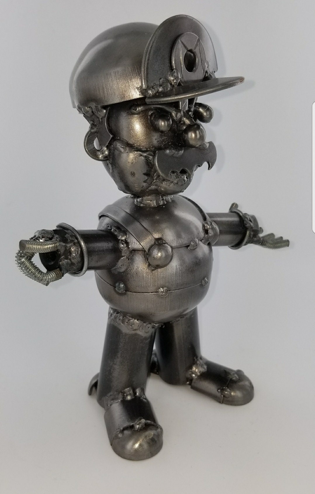 MARIO BROTHERS Video Game Inspired Handmade Recycled Metal Art | Etsy
