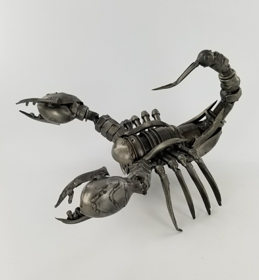 Recycled Metal Scorpion Art Statue,handwelded Steel Scrap Sculpture ...