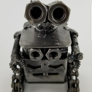 Wall-e Recycled Scrap Metal Statue,handmade Steel,cartoon Inspired.made ...