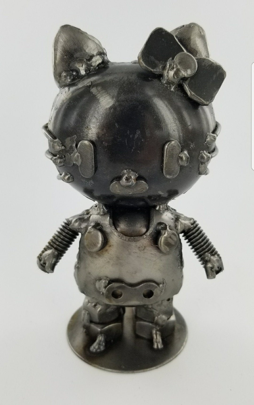 Cartoon Inspired Handmade Recycled Metal Art Statue.individually Made ...
