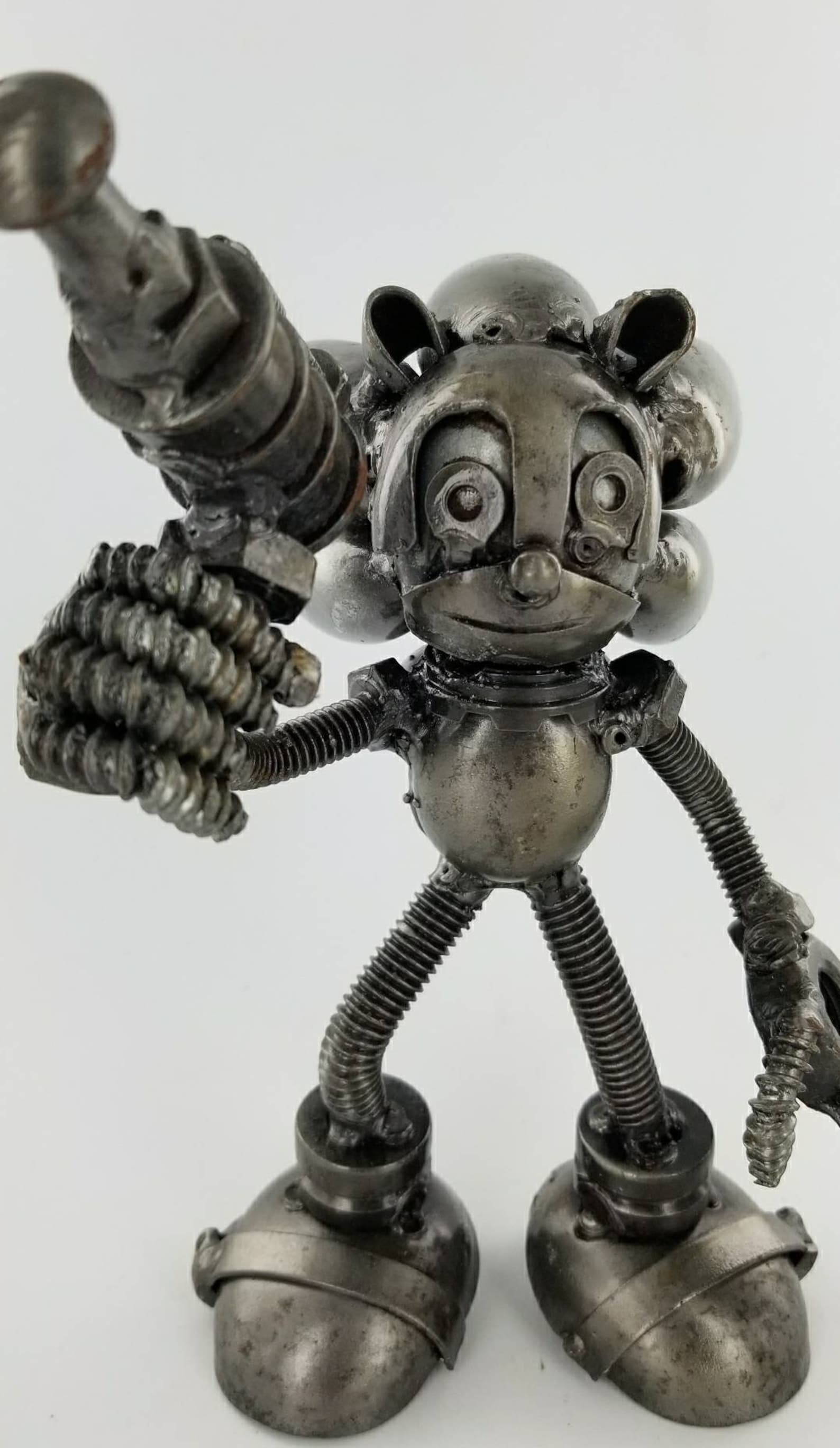 Recycled Metal Sonic the Hedgehog Video Game Inspired Handmade Statue ...