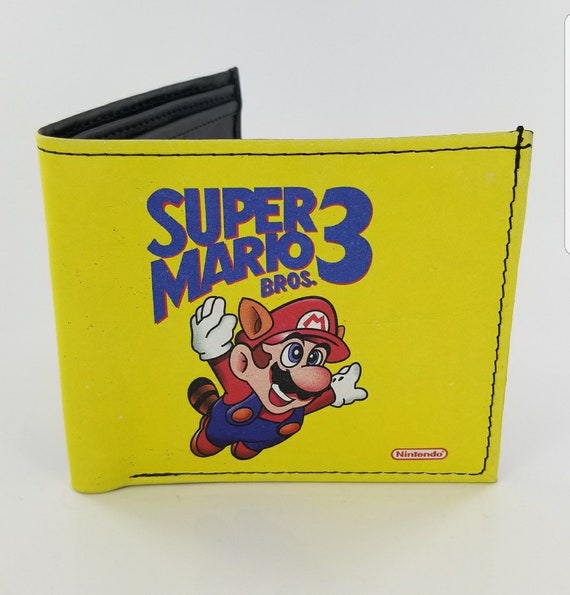 Handcrafted Bifold Leather Mario Brothers Video Game Inspired - Etsy