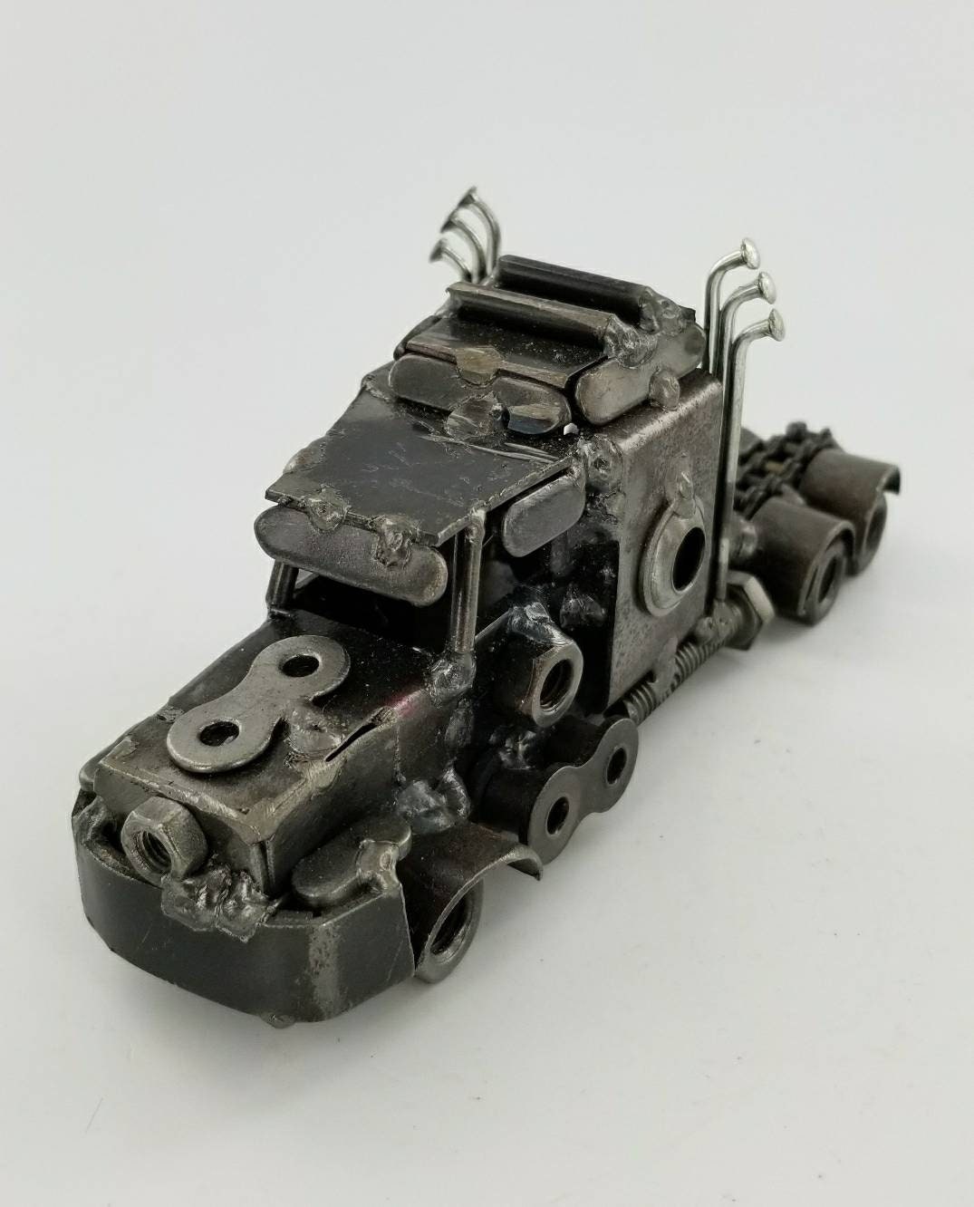 Big Rig Truck Inspired Handmade Recycled Metal Art | Etsy