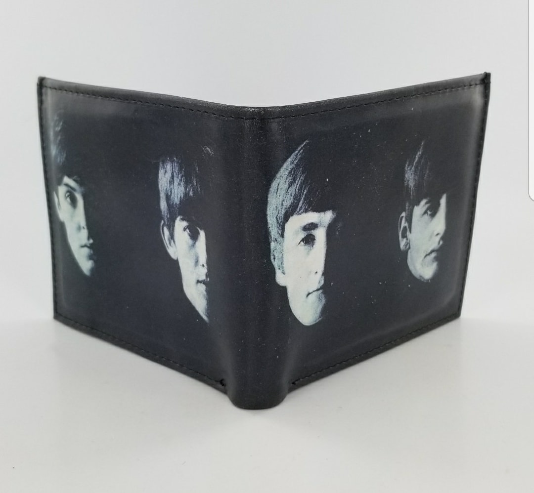 Genuine Handcrafted BEATLES Inspired Leather Bifold Wallet.leather ...