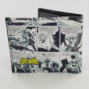 Superhero Leather Bifold Wallet,action Hero Comic Book Wallet,genuine ...