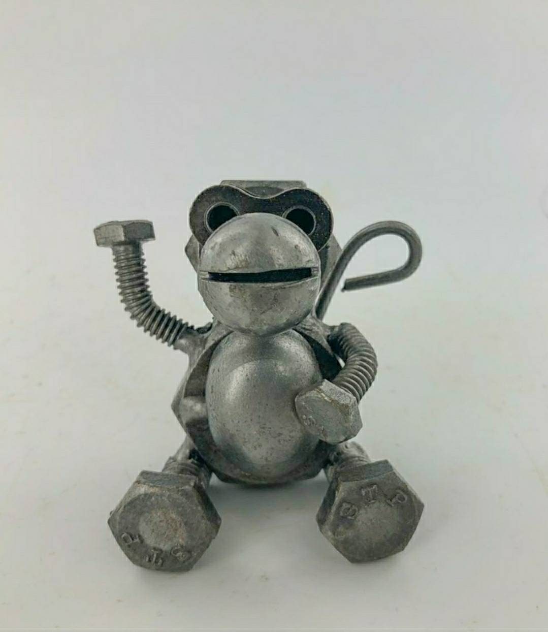 Handmade Recycled Little Monkey Metal Art Statue,unique Gifts.made From ...